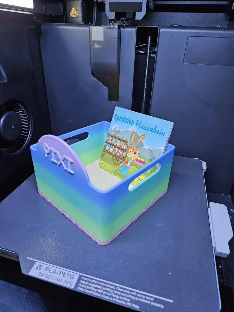 PIXI Book Box – Storage for the Children's Room - Free 3D Print Model ...