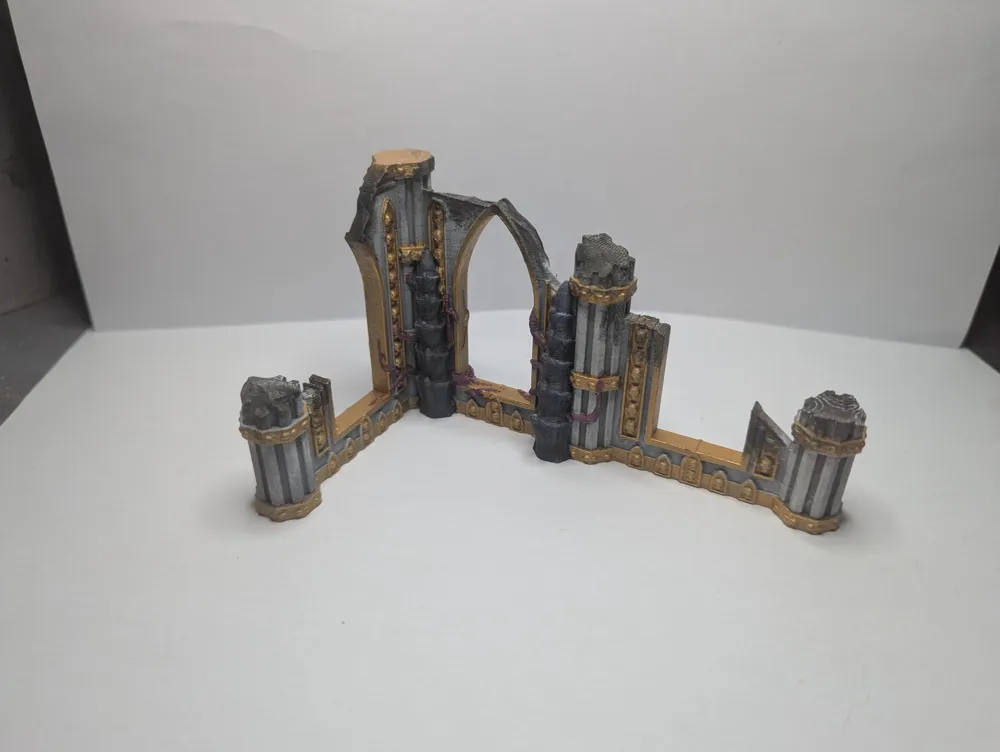 L Shaped Ruins and Alien Barrier - Alien Ruins - Free 3D Print Model ...