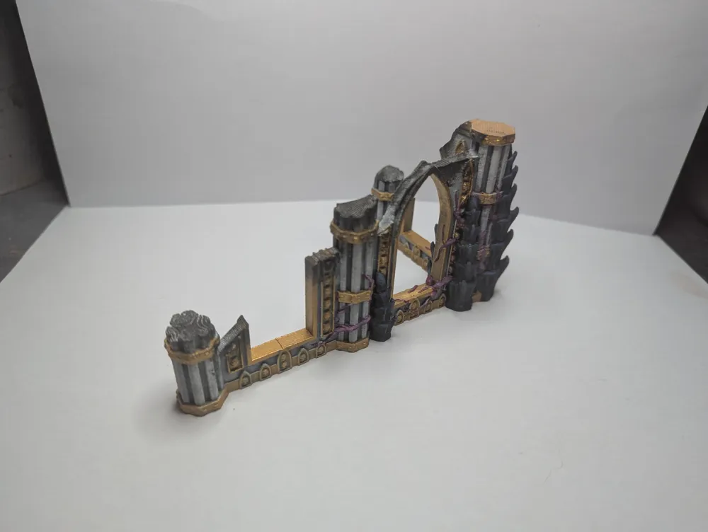 L Shaped Ruins and Alien Barrier - Alien Ruins - Free 3D Print Model ...