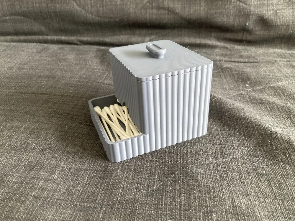 Minimalist Q-Tip Dispenser by Jan MakerWorld: Download Free 3D Models