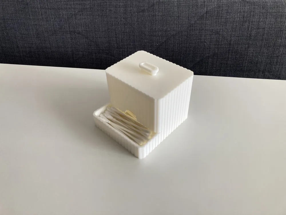 Minimalist Q-Tip Dispenser by Jan MakerWorld: Download Free 3D Models
