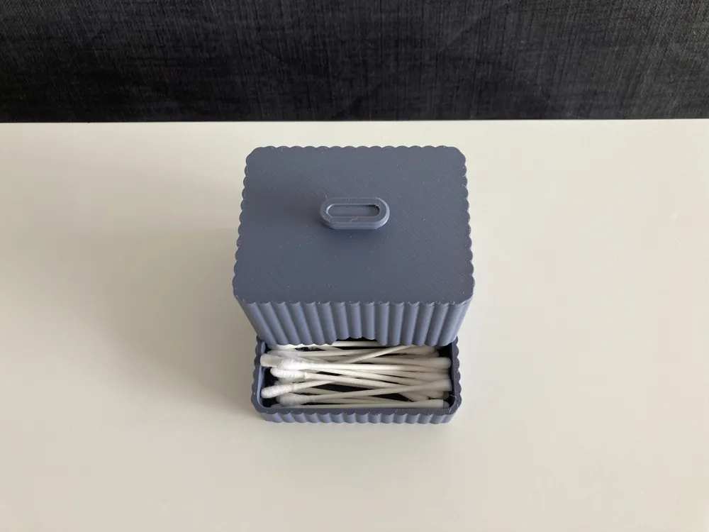 Minimalist Q-Tip Dispenser by Jan MakerWorld: Download Free 3D Models