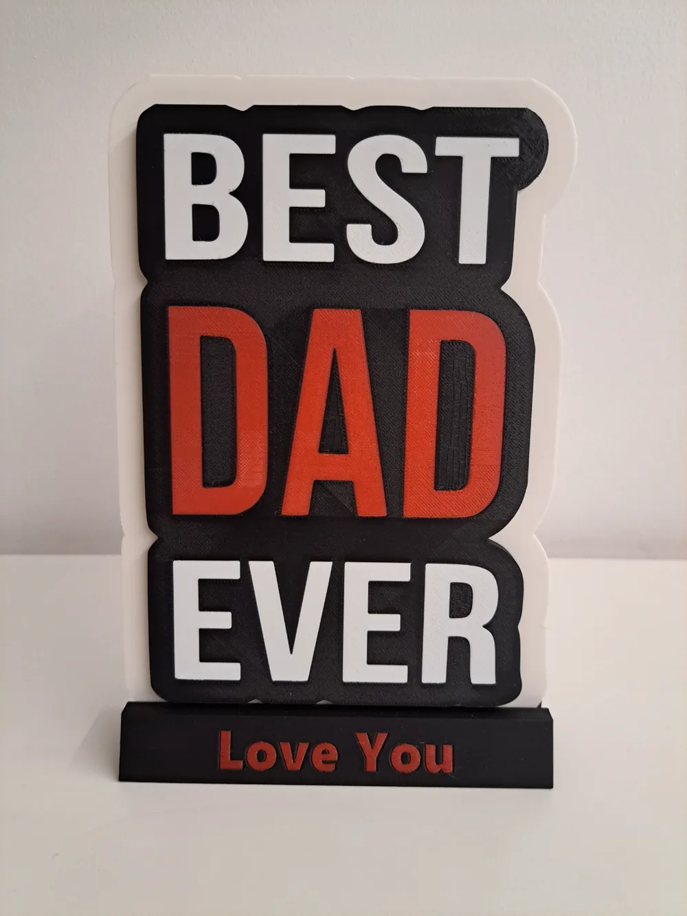 Best Dad Ever Plate by AnVet3D MakerWorld: Download Free 3D Models