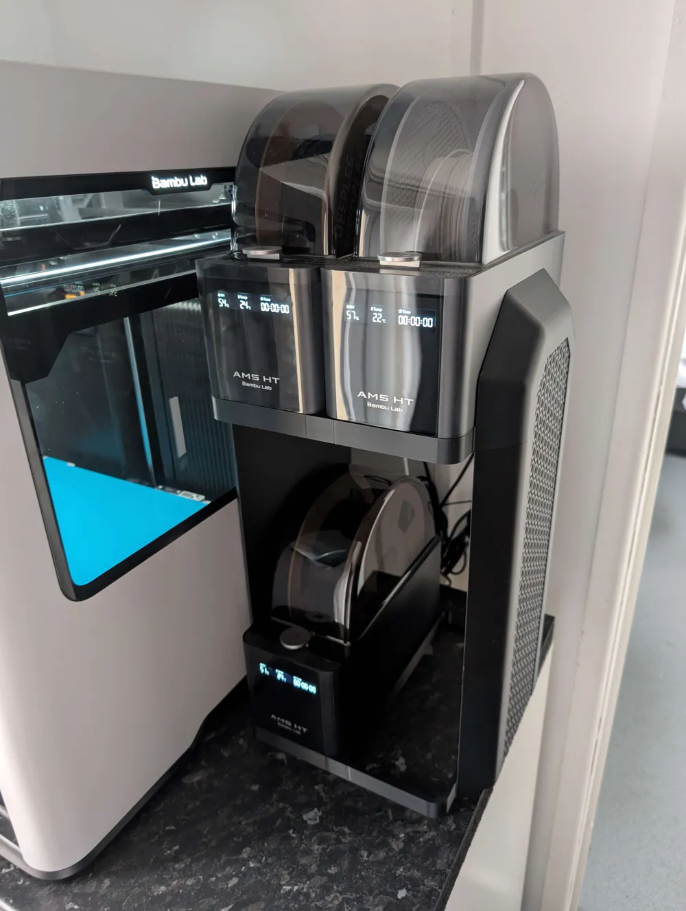 4x AMS HT STAND - Free 3D Print Model - MakerWorld