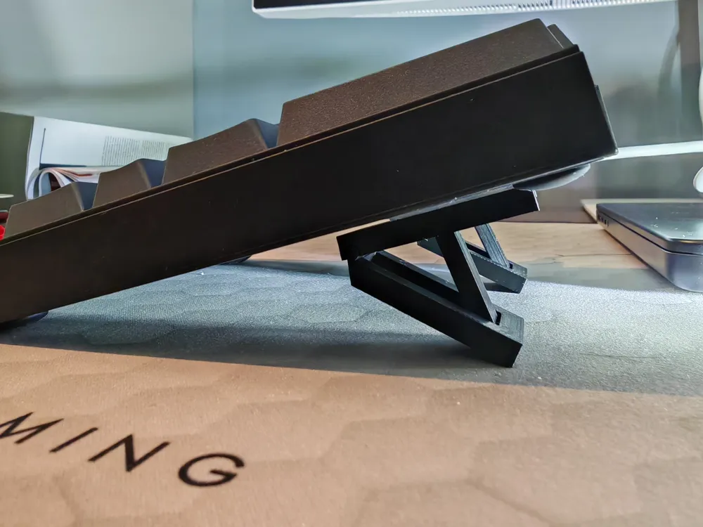 Foldable/Joinable Keyboard Tent Raiser - Free 3D Print Model - MakerWorld