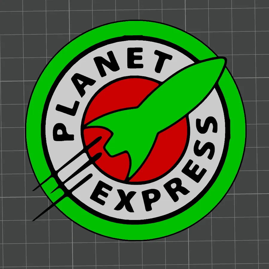 PLANET EXPRESS LOGO - FUTURAMA by Mr3DCraft - MakerWorld