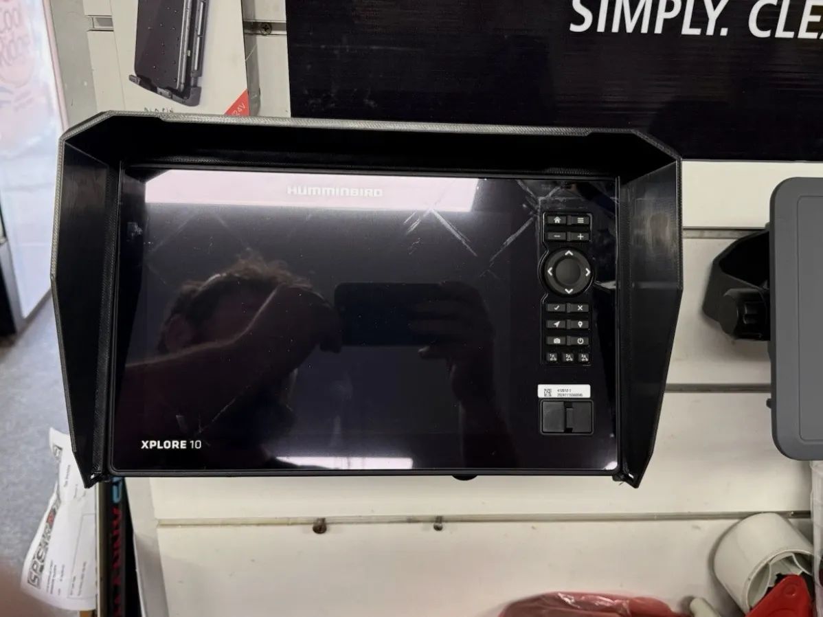 humminbird xplore 10 visor/sunshade - Free 3D Print Model - MakerWorld