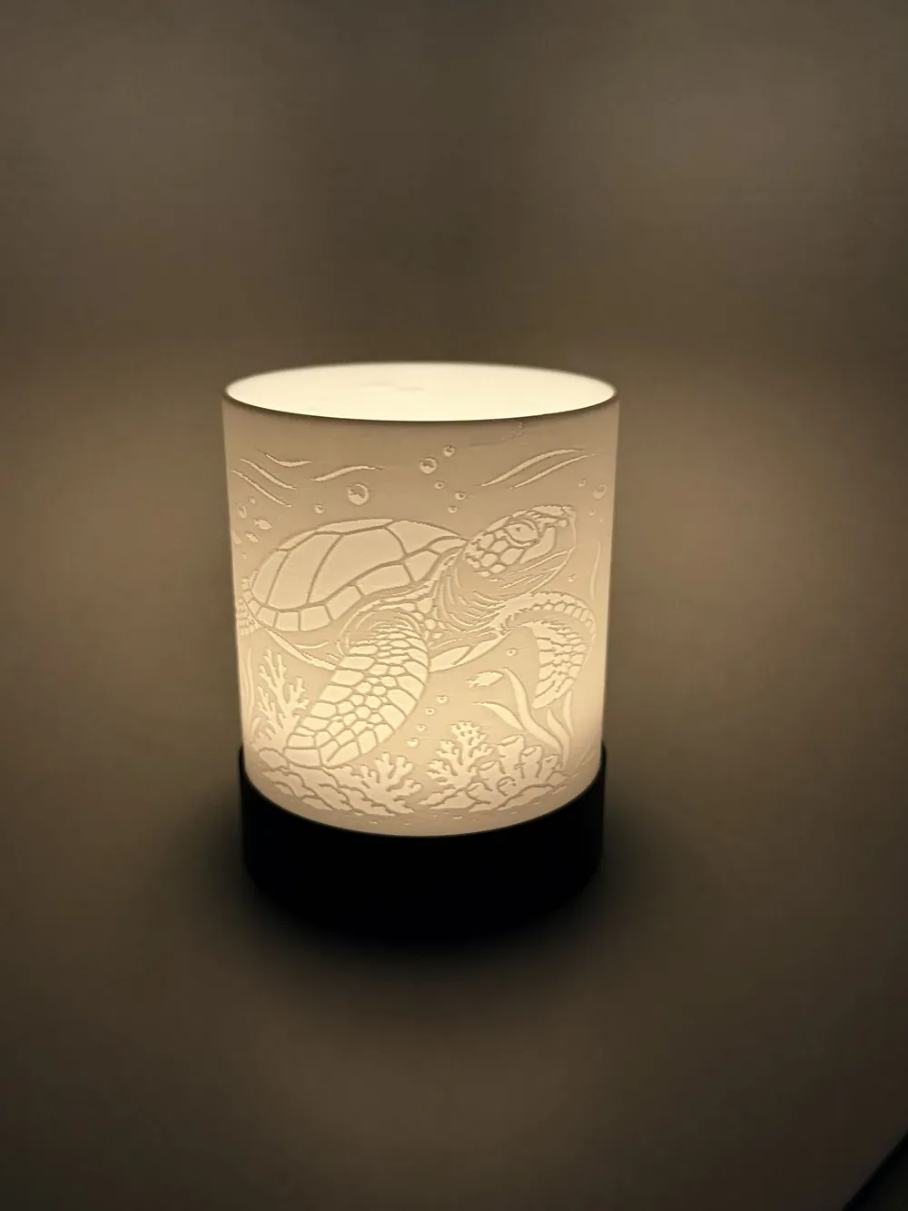 Sea Turtle - Tealight & LED Lamp - Free 3D Print Model - MakerWorld