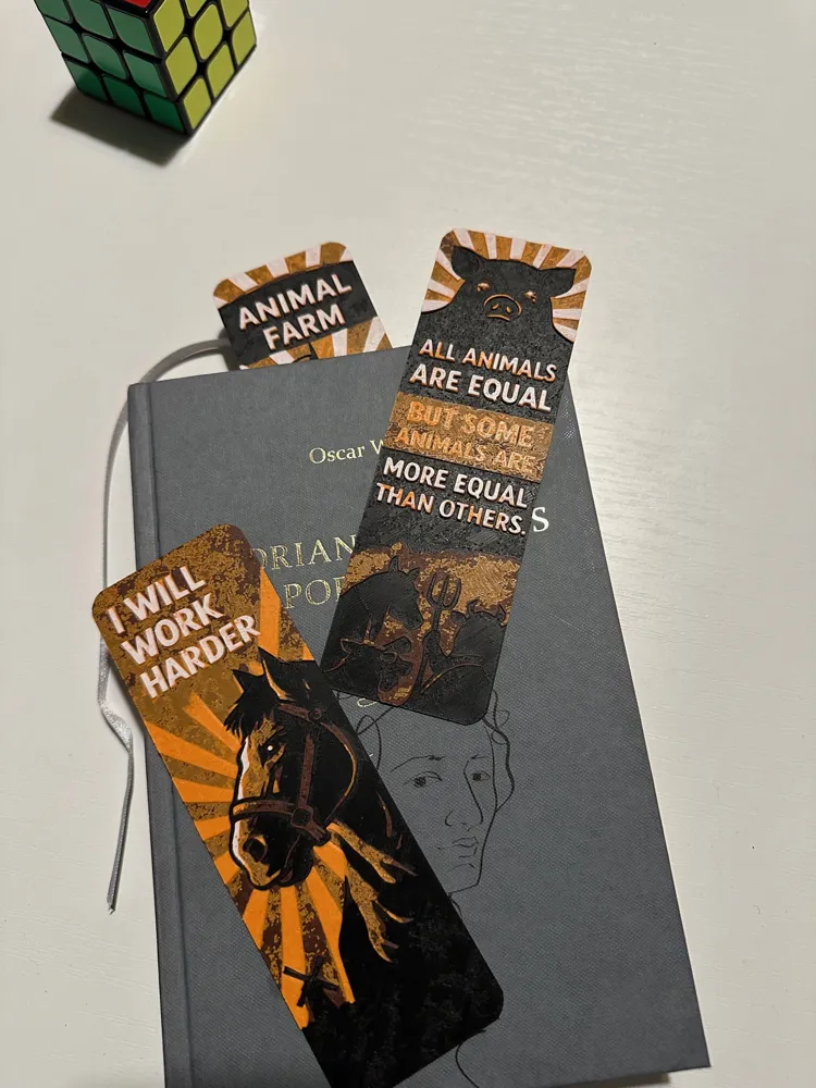Animal Farm Bookmarks set (3 pcs) - Free 3D Print Model - MakerWorld