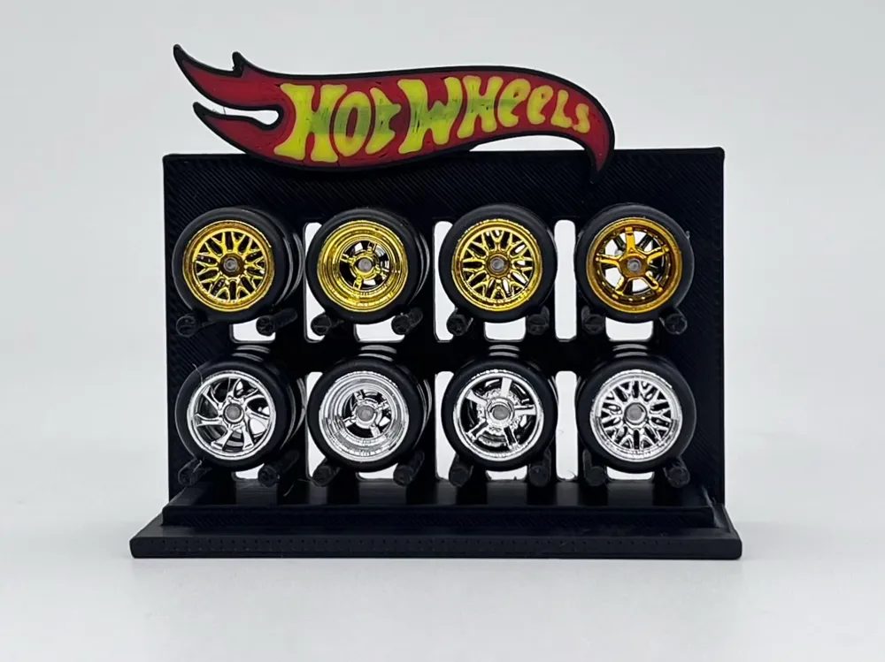 Hot Wheels 1：64 Wheels Display Stand - Free 3D Print Model - MakerWorld