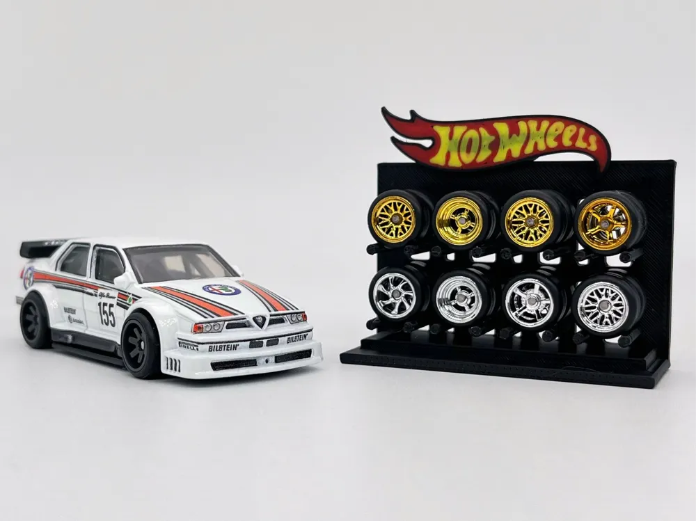 Hot Wheels 1：64 Wheels Display Stand - Free 3D Print Model - MakerWorld