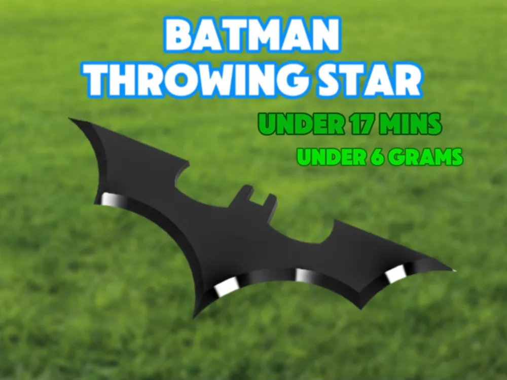 Batman - Estrella Ninja (Batarang) por Muhammad Aayan mirza MakerWorld ...