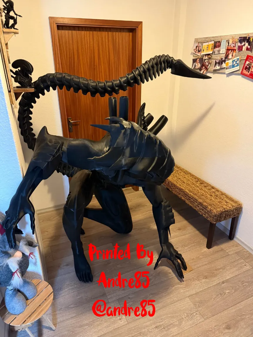 Life-Size Alien Xenomorph 3D Model by Ryan @ TheMajinLab MakerWorld ...