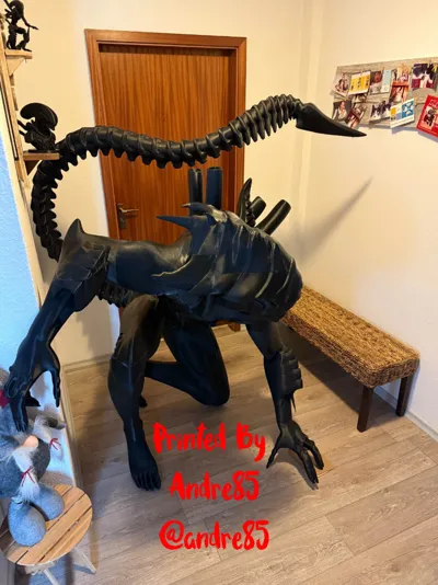 Life-Size Alien Xenomorph 3D Model - Free 3D Print Model - MakerWorld