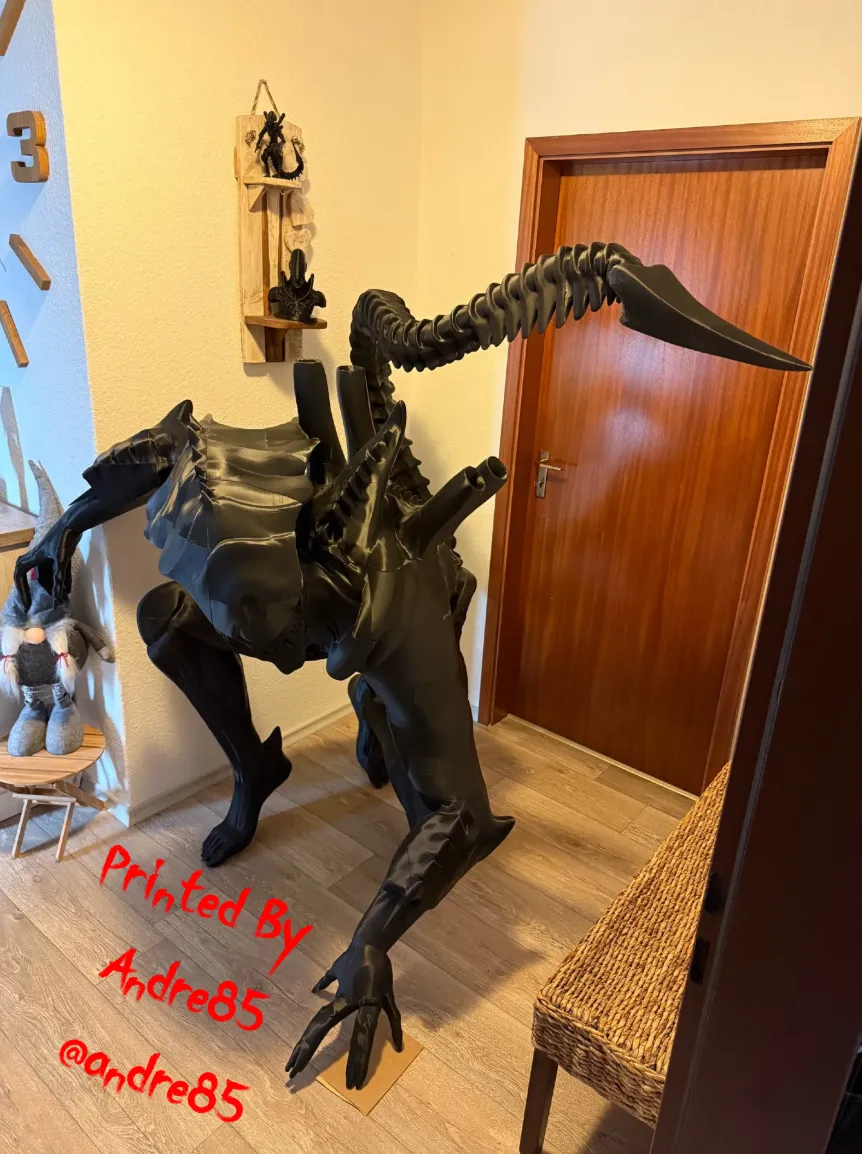 Life-Size Alien Xenomorph 3D Model - Free 3D Print Model - MakerWorld
