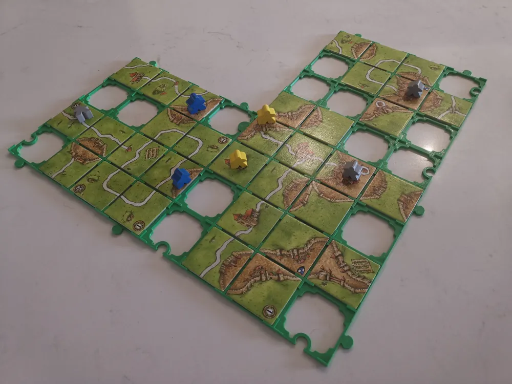 Carcassonne Karak Base Plate 4x4 Tile Grids by MaDutt - MakerWorld