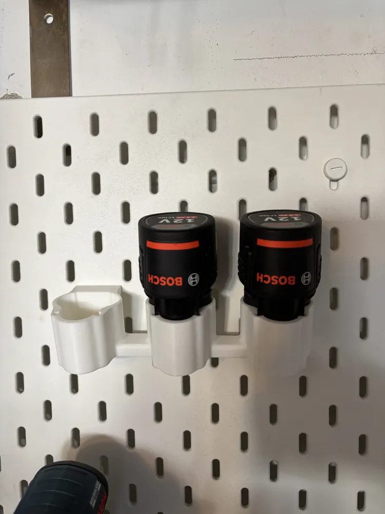 Bosch Professional 12V Battery 3-pack Holder - Free 3D Print Model ...
