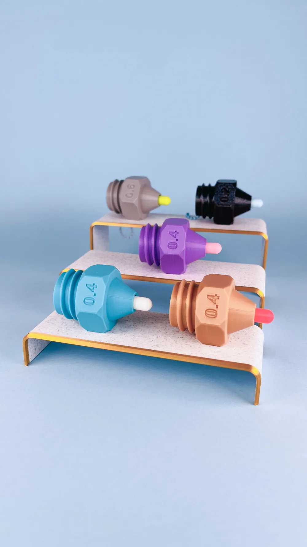 Clicker Nozzle, 0.2mm 0.4mm 0.6mm Fun Toy Keychain by Valeria Momo ...