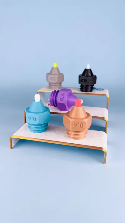 Clicker Nozzle, 0.2mm 0.4mm 0.6mm Fun Toy Keychain by Valeria Momo ...