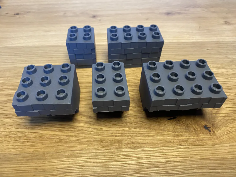Building Blocks Castle Wall Fortress - Duplo compatible by Elbwärts ...