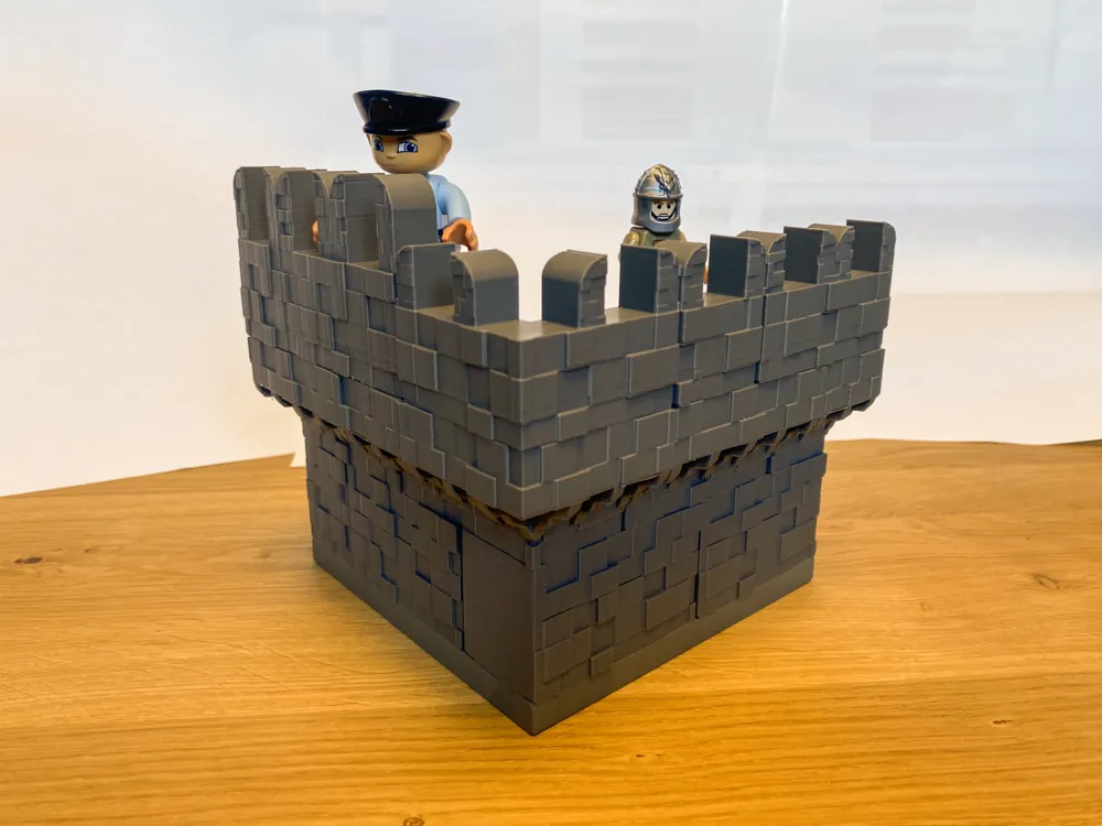 Building Blocks Castle Wall Fortress - Duplo compatible by Elbwärts ...