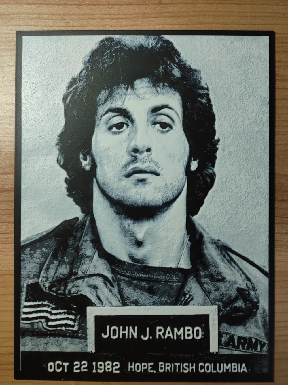 3-color HueForge John J. Rambo by a.vdh_1983 - MakerWorld