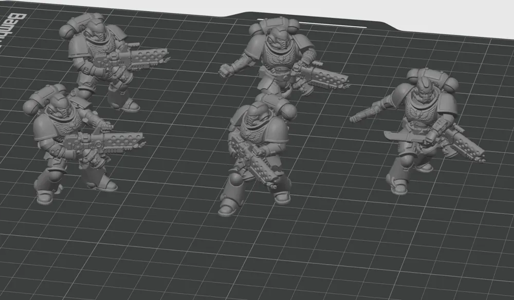 Infernus Space Marines with flamethrower Warhammer by Gallerus - MakerWorld