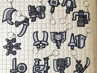 Monster Hunter Item Icons by ForcedBrevityMakerWorld: Download Free 3D ...