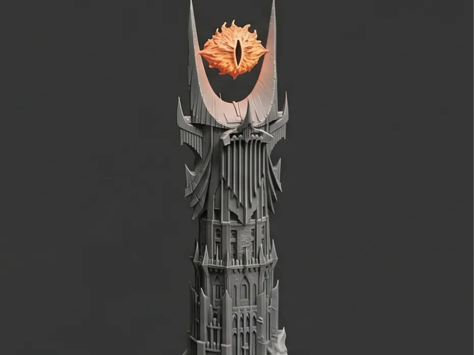 Barad-dûr Sauron's Dark Tower - Free 3D Print Model - MakerWorld