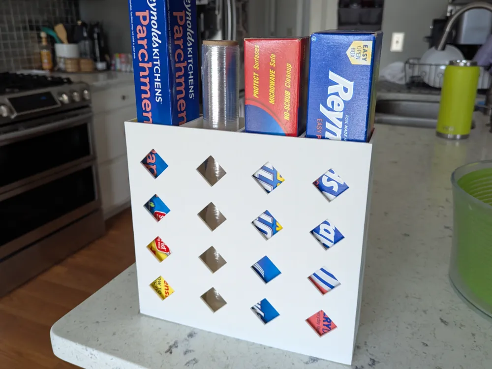 Kitchen Foil & Paper Inside Cabinet Holder by eidler - MakerWorld
