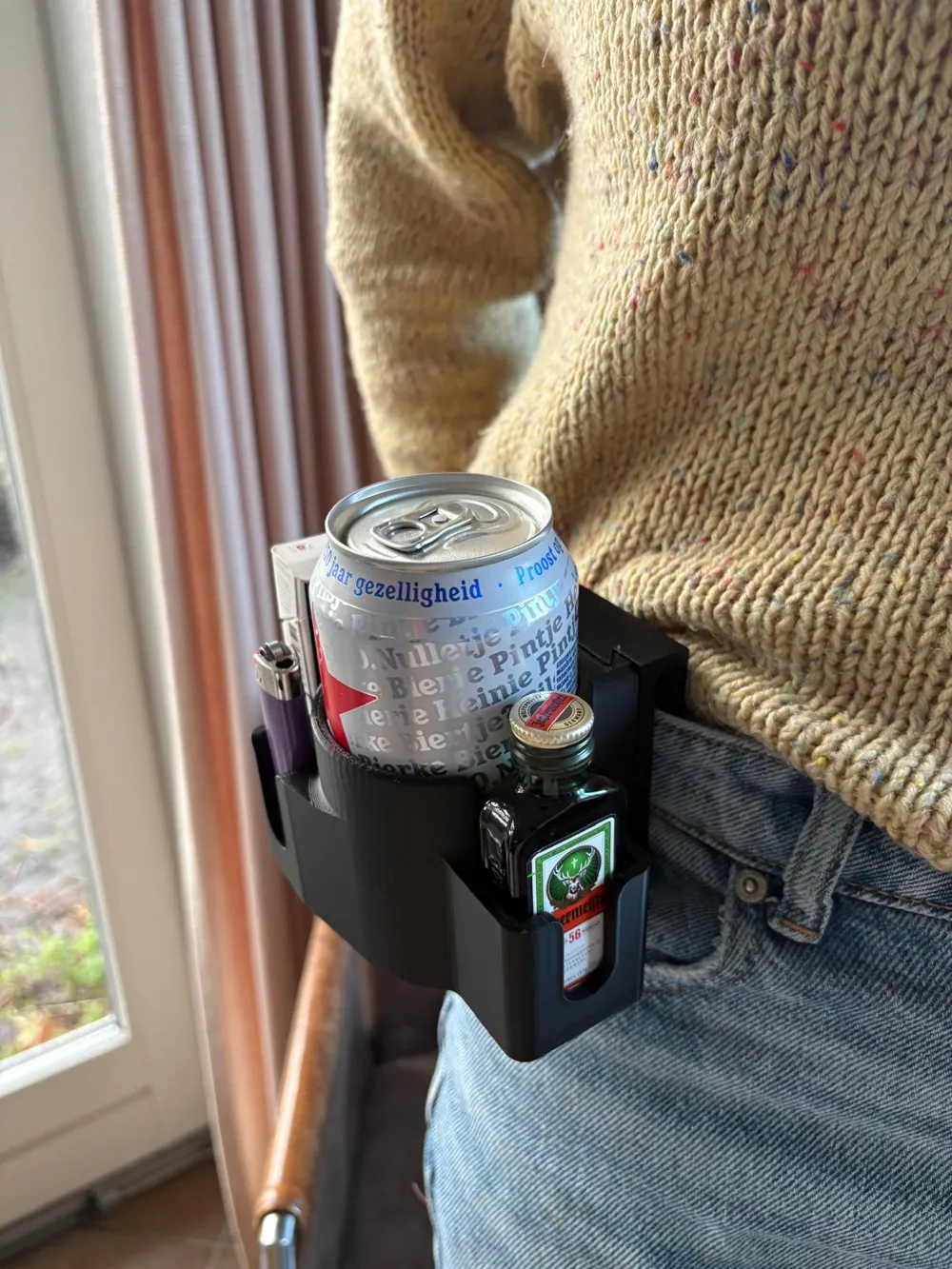 Beer/Cigarettes/Jagermeister Holder (modular) - Free 3D Print Model ...