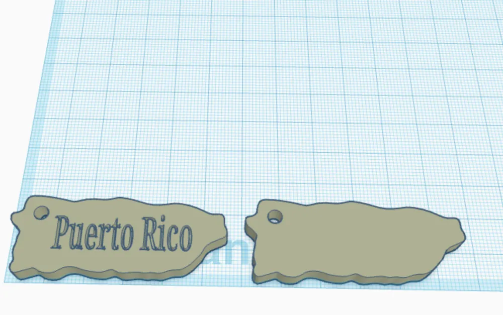 Puerto Rico Keychain by user_1981197879 MakerWorld: Download Free 3D Models