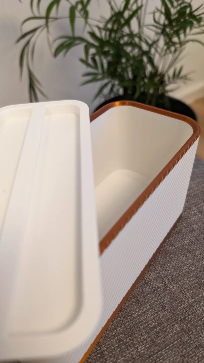 Tray Box with white Lid by 5hifty - MakerWorld