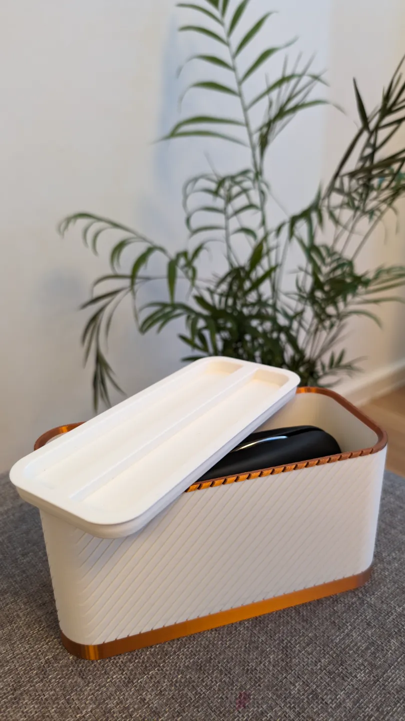 Tray Box with white Lid by 5hifty - MakerWorld