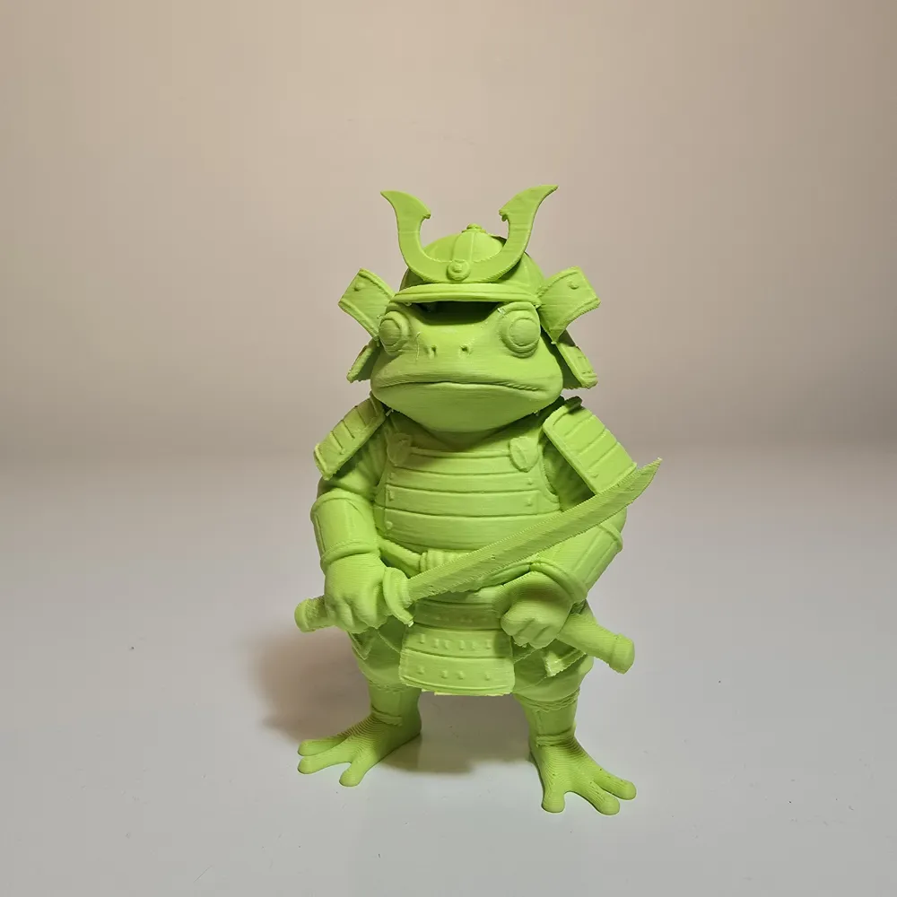 Samurai Frog - Free 3D Print Model - MakerWorld