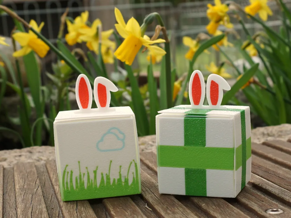 Cute Foldable Easter Present Box by How To Homemade - MakerWorld
