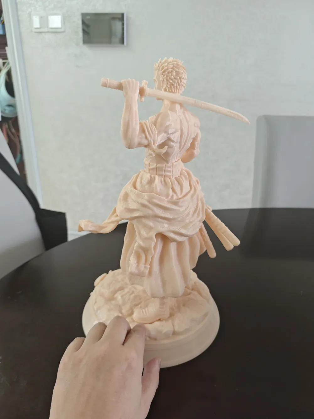 34cm One Piece Roronoa Zoro Figure with Scaled-Down Version, Optimized ...