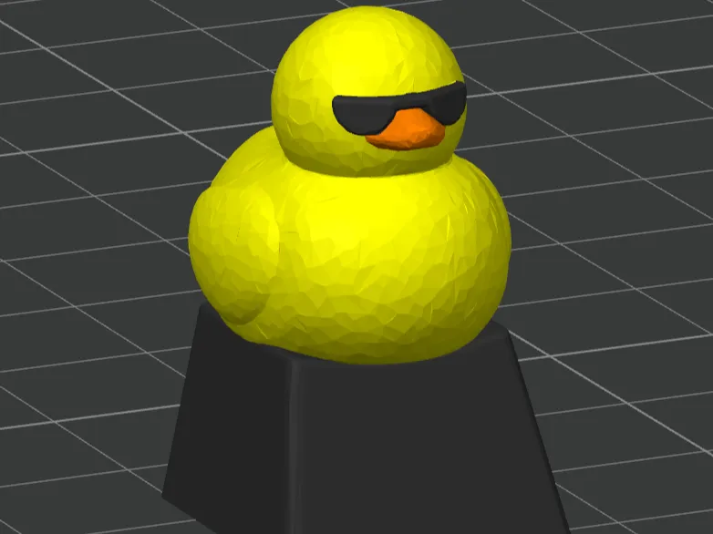 Duck keycap by SuperE73 MakerWorld: Download Free 3D Models
