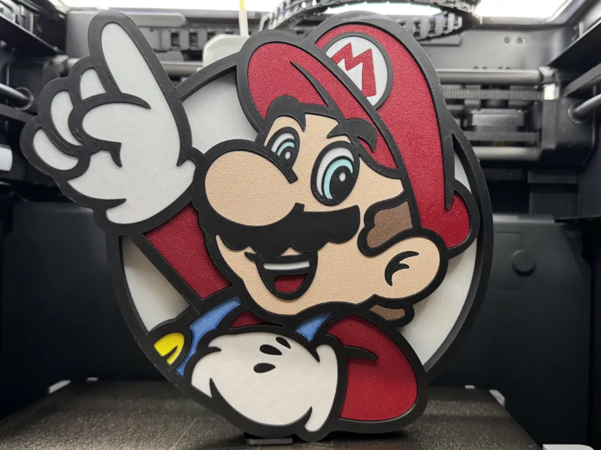 Mario (SANS AMS) Art mural par ItsBryy3D MakerWorld : Téléchargez des ...