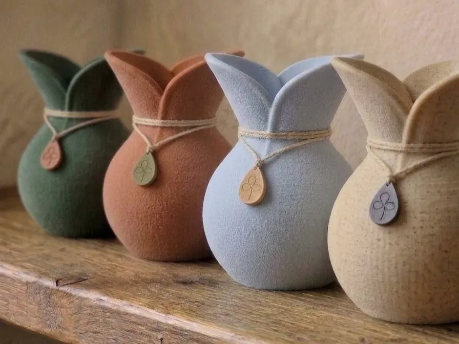 Minimalist Petal Vase & Optional Pendant - Free 3D Print Model - MakerWorld