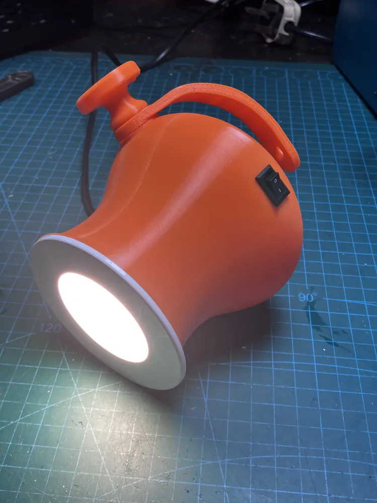 Spotlight made from standard LED ceiling downlight - Free 3D Print ...