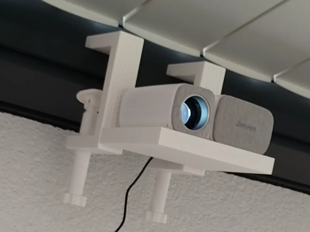 Beamer / Projector Mount with Clamps Remixed by tomu MakerWorld ...