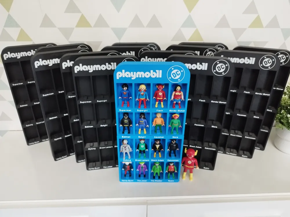 Playmobil DC Kinder Shelf - Free 3D Print Model - MakerWorld