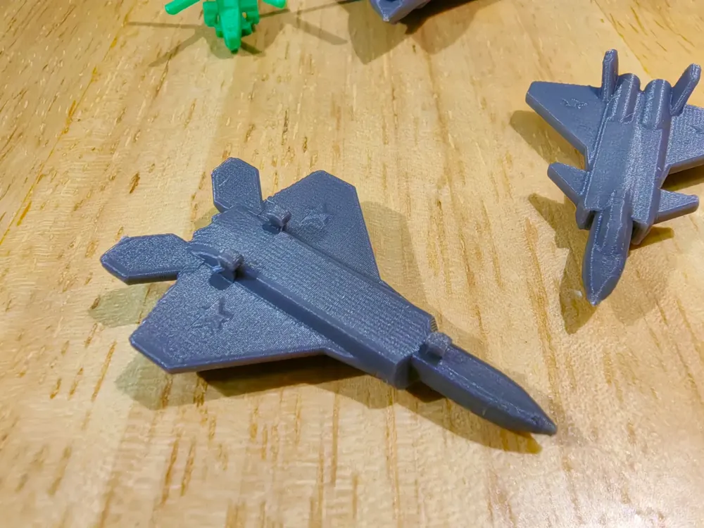 F-22 Raptor - Miniature - Length 36, Material 2g by TianMen ProgramMakerWorld: Download Free 3D ...
