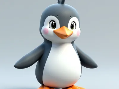 penguin - Free 3D Print Model - MakerWorld