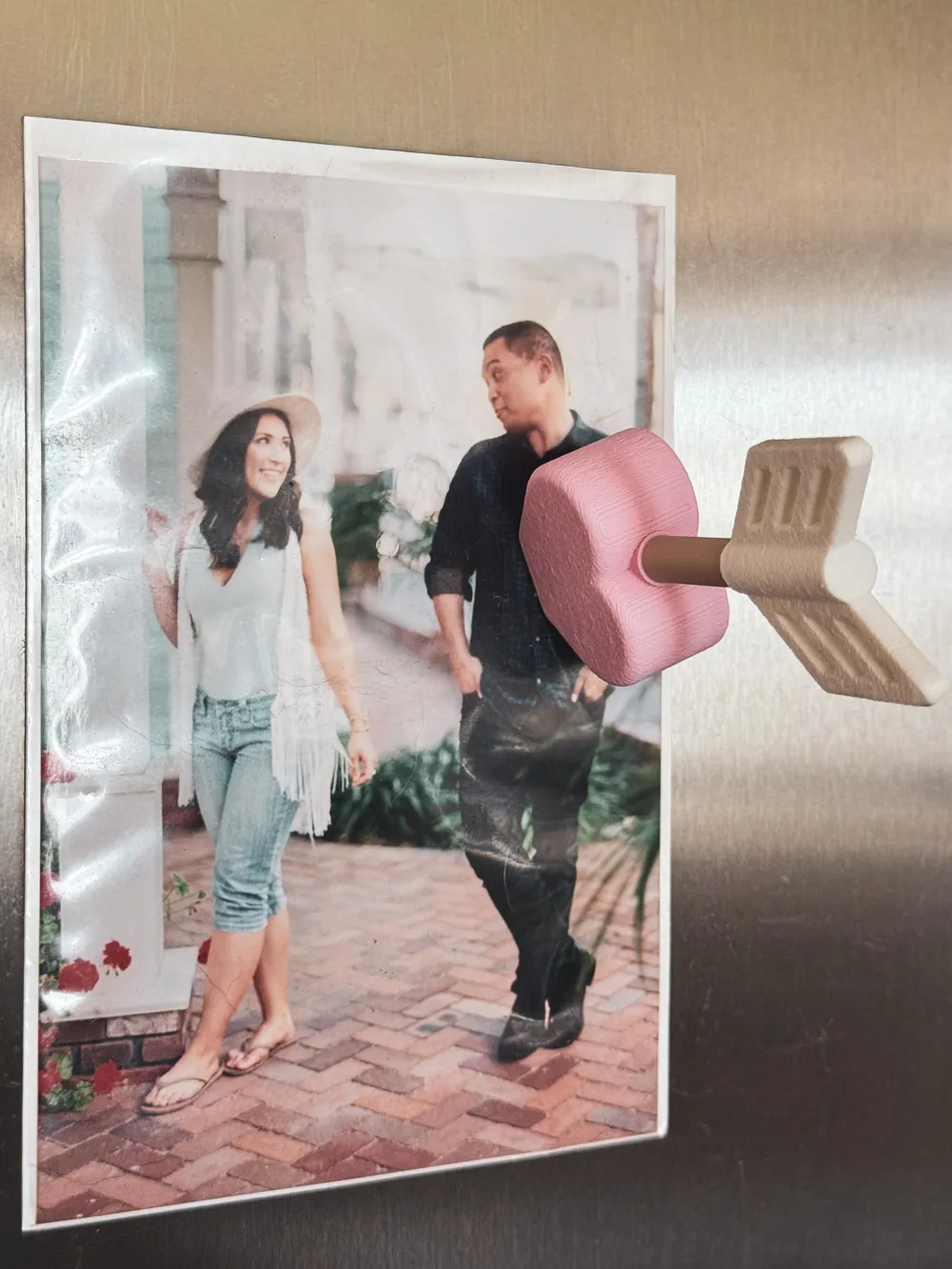 Cupid's Arrow Refrigerator Magnet - Free 3D Print Model - MakerWorld