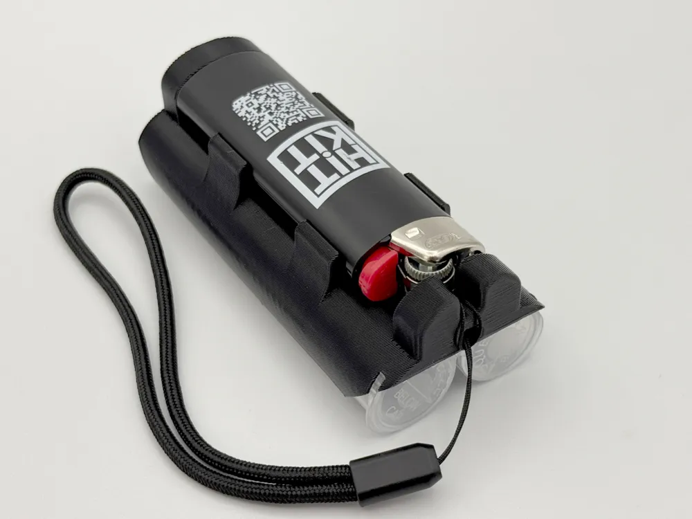 Double Barrel- holds two doob tubes + a lighter! - Free 3D Print Model ...