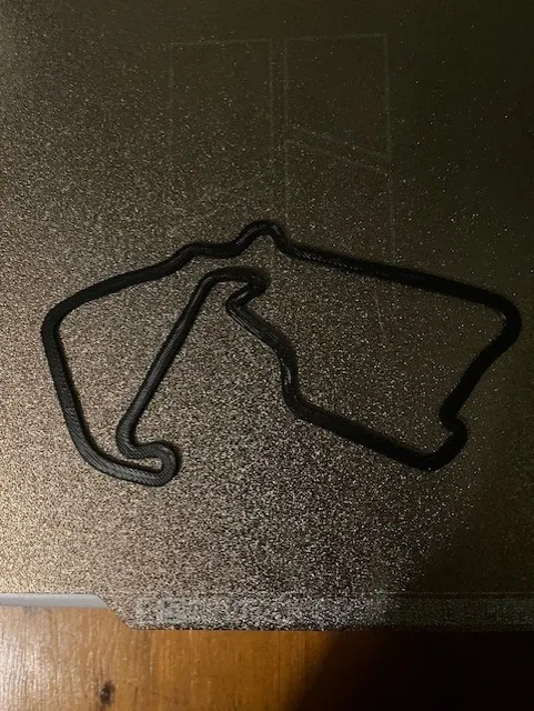 Silverstone Circuit Track Outline by lewisp_ MakerWorld: Download Free ...