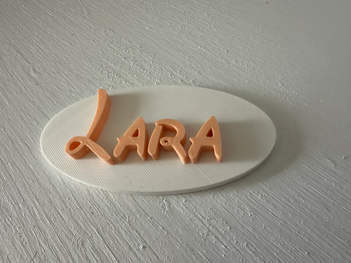 Letreiro Disney Personalizável Lara - Modelo gratuito para impressão 3D ...