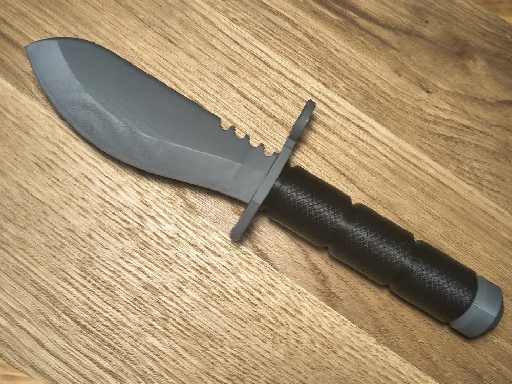 Tactical Butter Knife - Rambo: First Toast - Free 3D Print Model ...